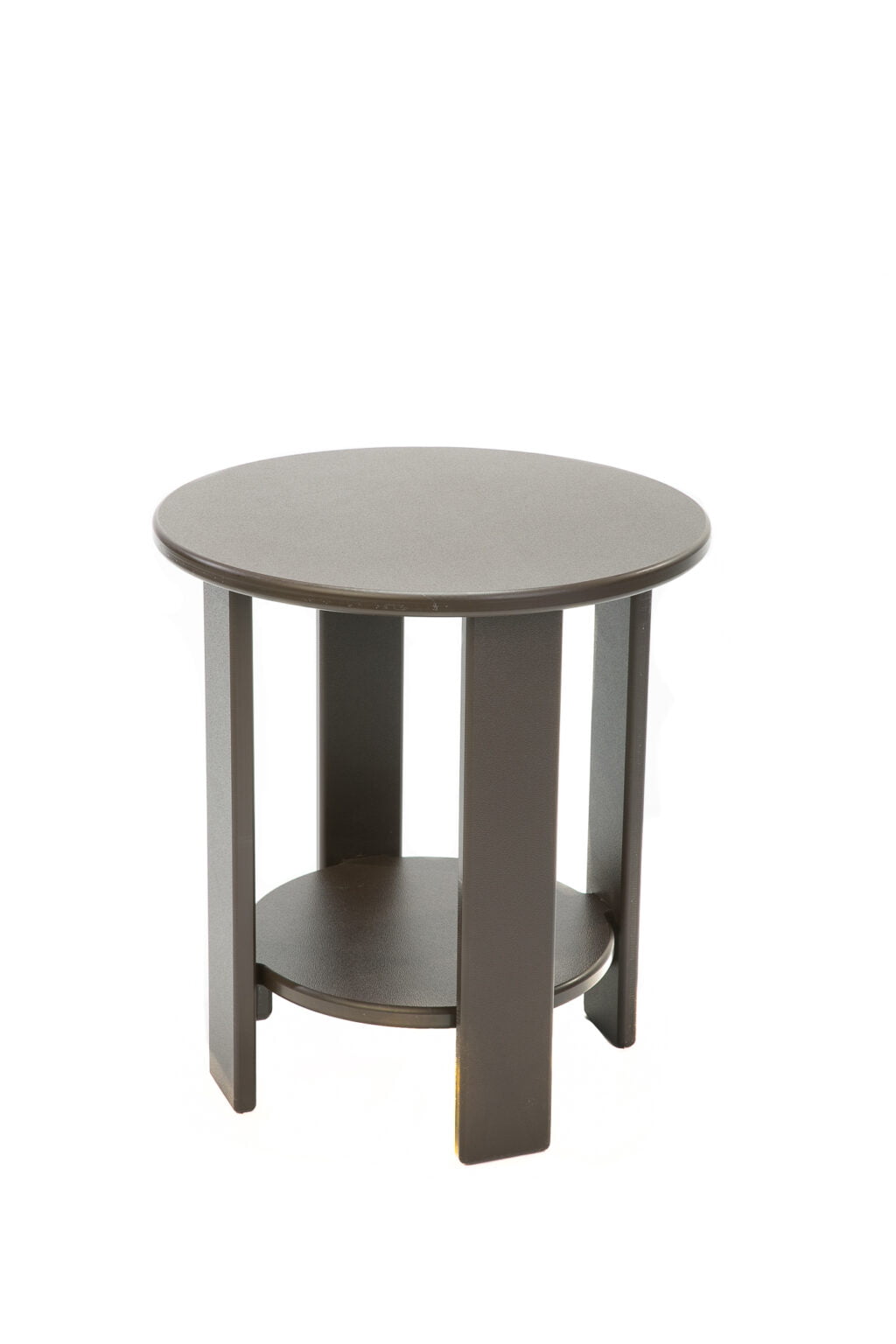 Hampton Round End Table Mocha - Patio Furniture Florida